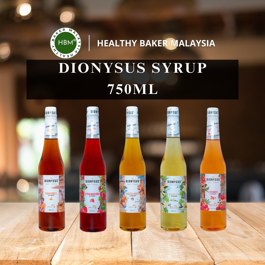Dionysus Flavoured Syrup 750ML | Sauce 800ML / Sirap | Sos (Caramel ...