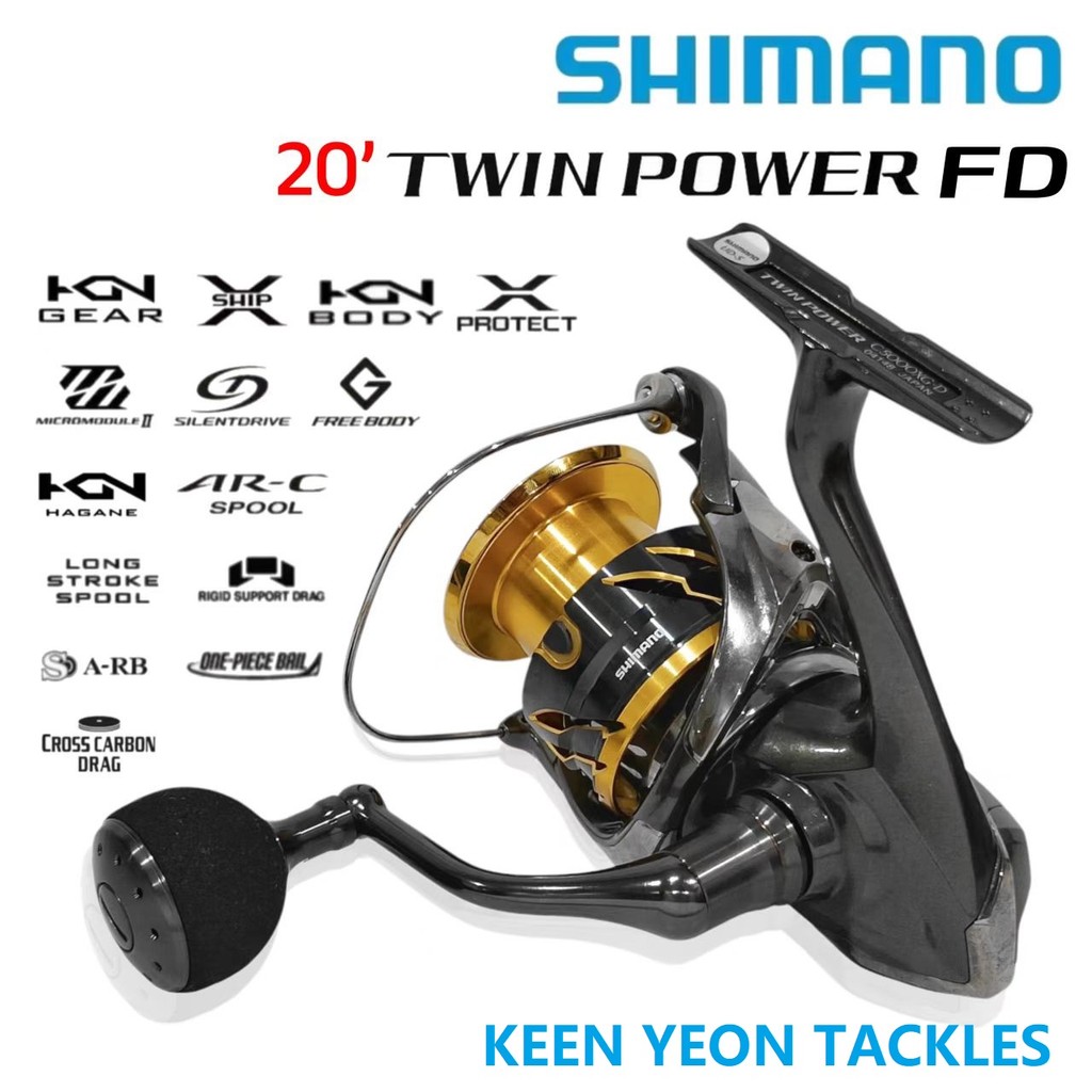 SHIMANO 2020' TWIN POWER FD REEL (SPINNING) | Shopee Malaysia