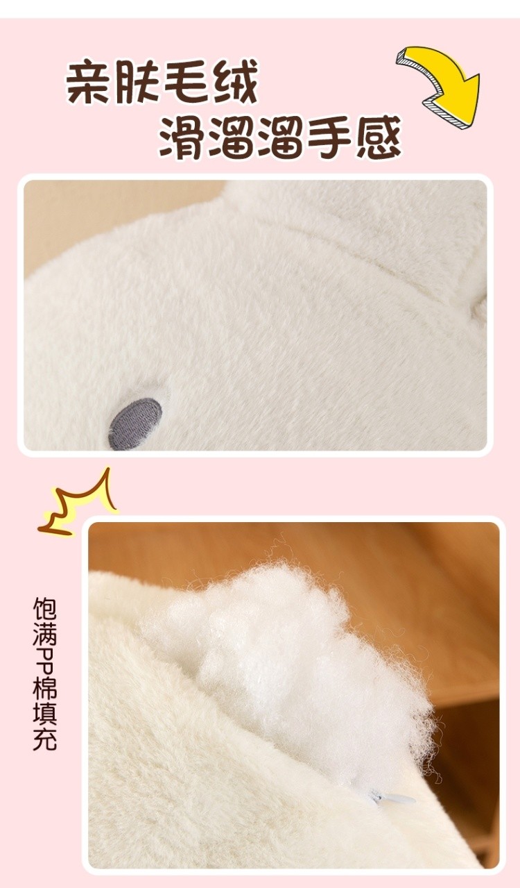 Miffy Miffy Miffy Rabbit Head Doll Cute Plush Pillow Free Men Women Bed ...