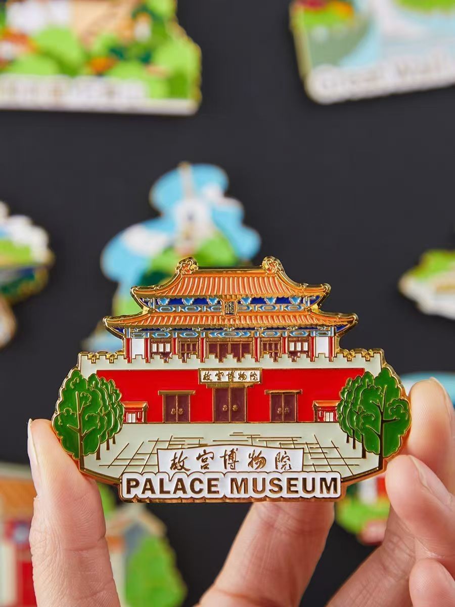 logam magnet peti sejuk direka khas cat salutan enamel tiruan kreatif ...