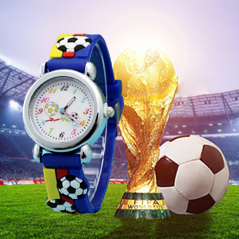 Cute Football Children's Watch Cartoon Sports Watches Boys and Girls ...