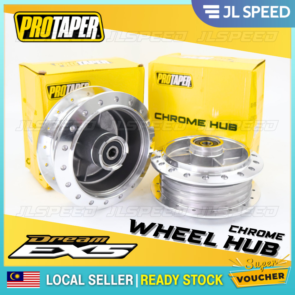 PROTAPER HUB CHROME EX5 DREAM / WAVE 100 WAVE100 WITH BEARING OIL SEAL ...