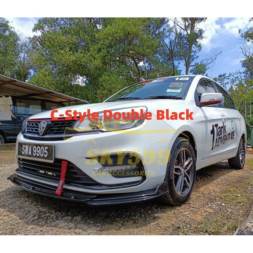 Proton Saga VVT 2016-2025 Front Bumper Diffuser Lip Wrap Angle ...