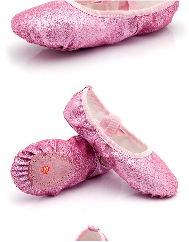 Gymnastics Shoes Shiny Performance Dance Shoes Girls Dancing Shoes ...