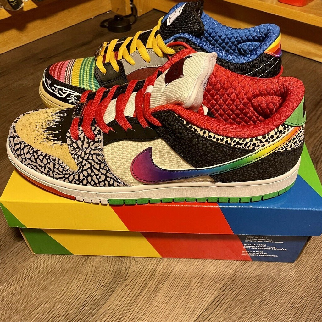 2021 New Nike SB Dunk Low Pro QS What The Paul Mandarin Duck Splicing ...