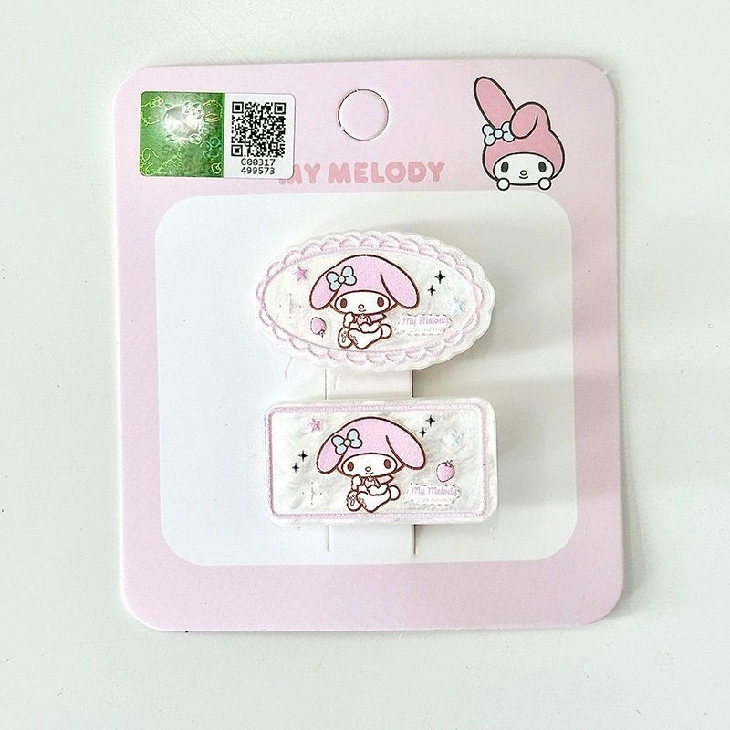 My Melody Hair Clip 2 pcs - with shell texture | Shopee Malaysia