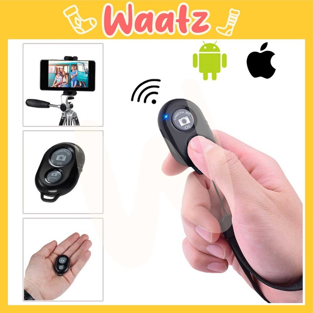 (ACC5) Bluetooth Wireless Shutter Remote Control With Battery for ...