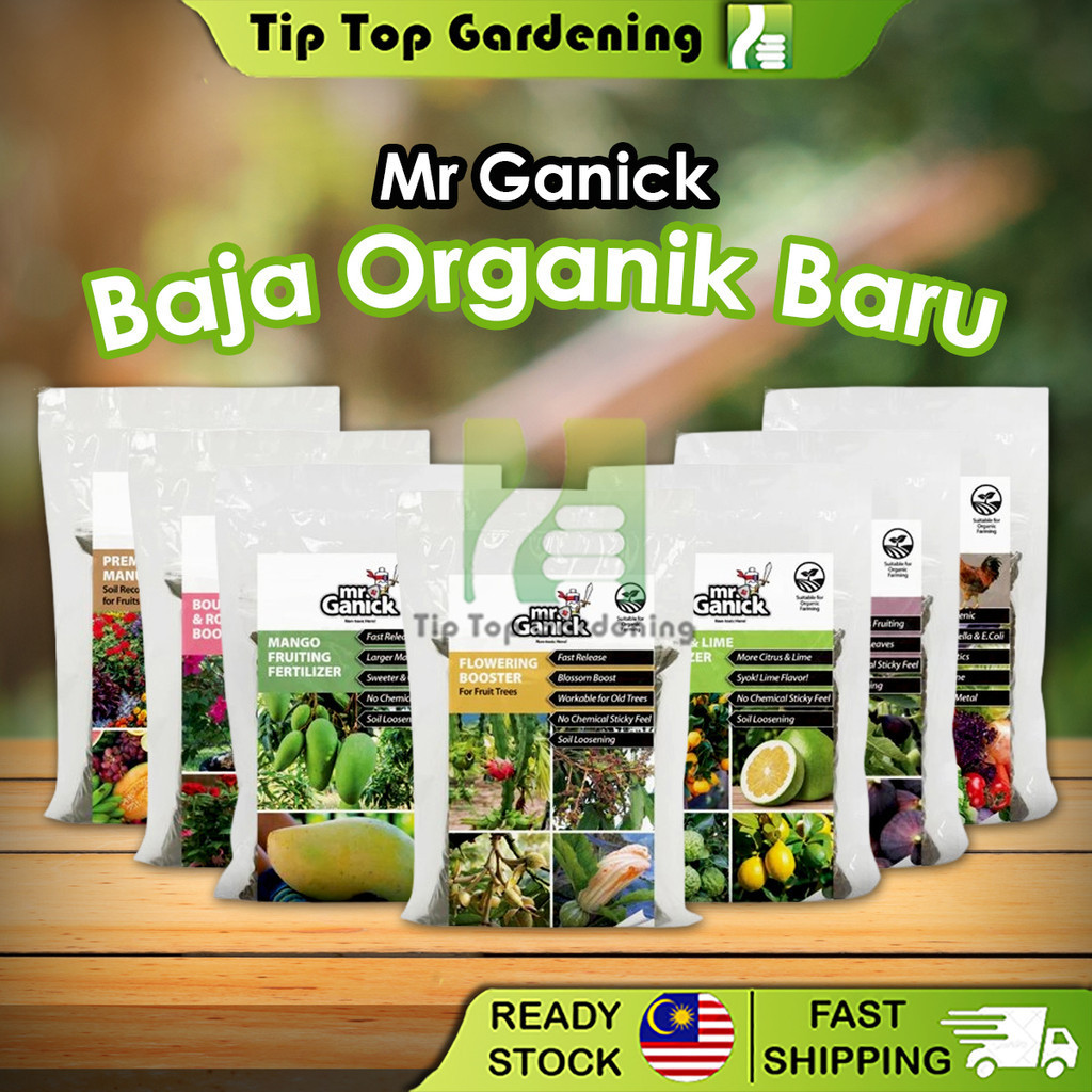 BABA Mr Ganick Baja Organik Baru Premium Organic Fertilizer Flowering ...