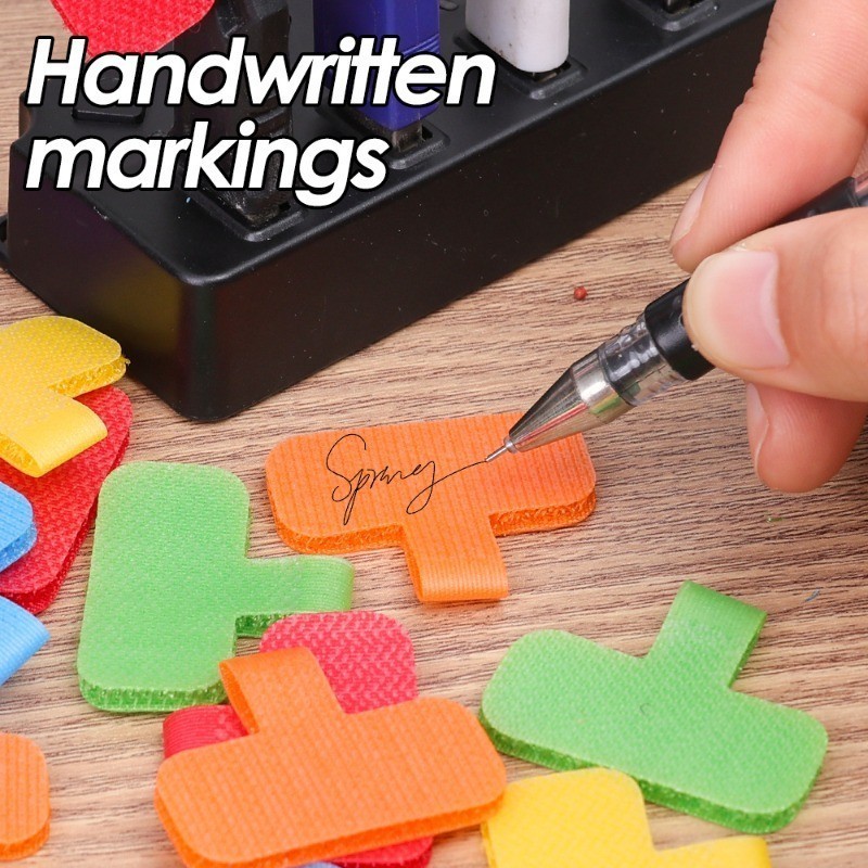 240Pcs Colorful Cord Label Stickers - Cable Tie Marking Tag - For Home ...