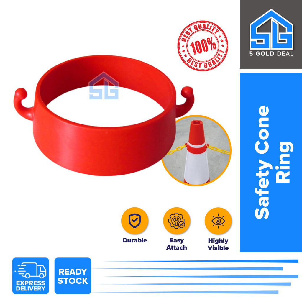 PE Traffic Cone Ring Safety Cone Ring Plastic Chain Connector Cone ...