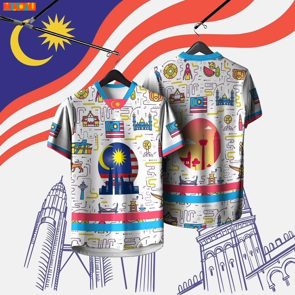 2024 Merdeka Short Sleeves Sprot Jersey baju merdeka budak lelaki baju ...