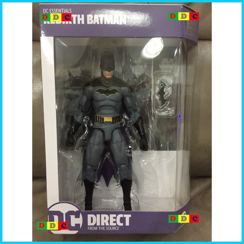 DC ESSENTIALS BATMAN REBIRTH VERSION 2 ACTION FIGURE (SEALED) | Shopee ...