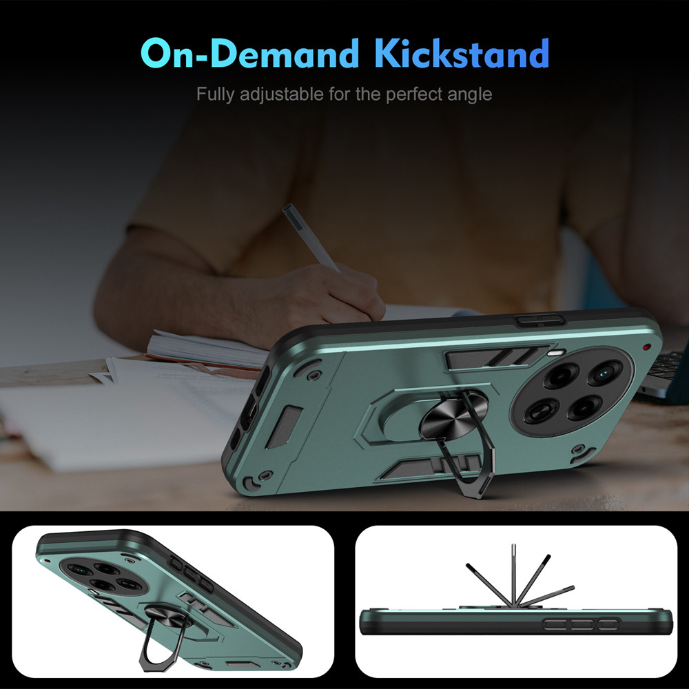 KEYSION Shockproof Armor Case for TECNO Camon 30 4G 5G Silicone+PC ...