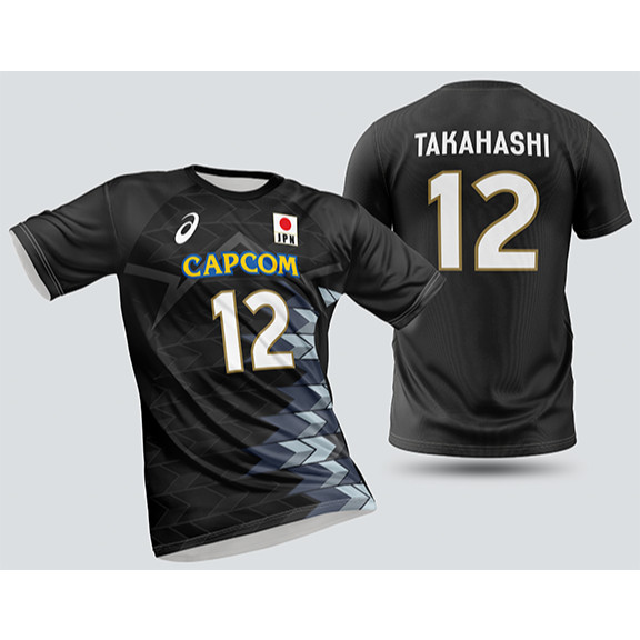 Japan CAPCOM Men's Volleyball 2024 Team Jersey | Shopee Malaysia