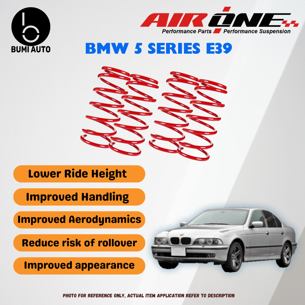 BMW 5 SERIES E39 F10 G30 Lowered Sport Spring Front (Depan) & Rear ...