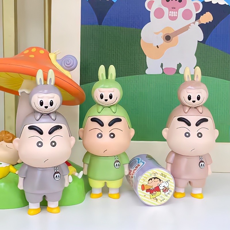 Crayon Shin Chan Labubu Handmade Anime Series Gift Nohara Shinnosuke ...