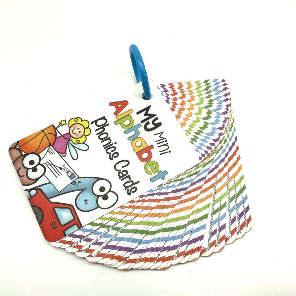 My Mini Alphabet Phonics Cards Preschool Learning Alphabet Flash Cards ...