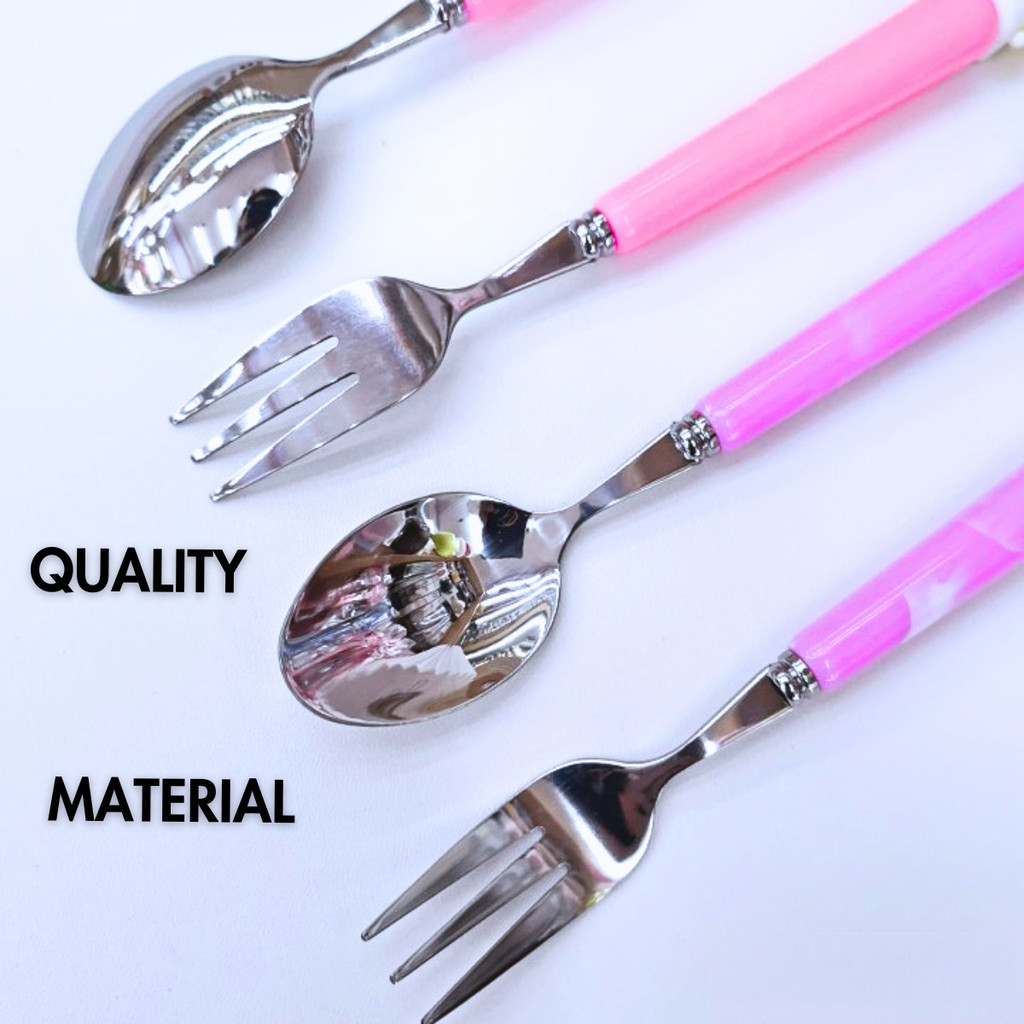 BSU Sanrio Stainless Steel Sanrio Cartoon Spoon Fork With Box Cute ...