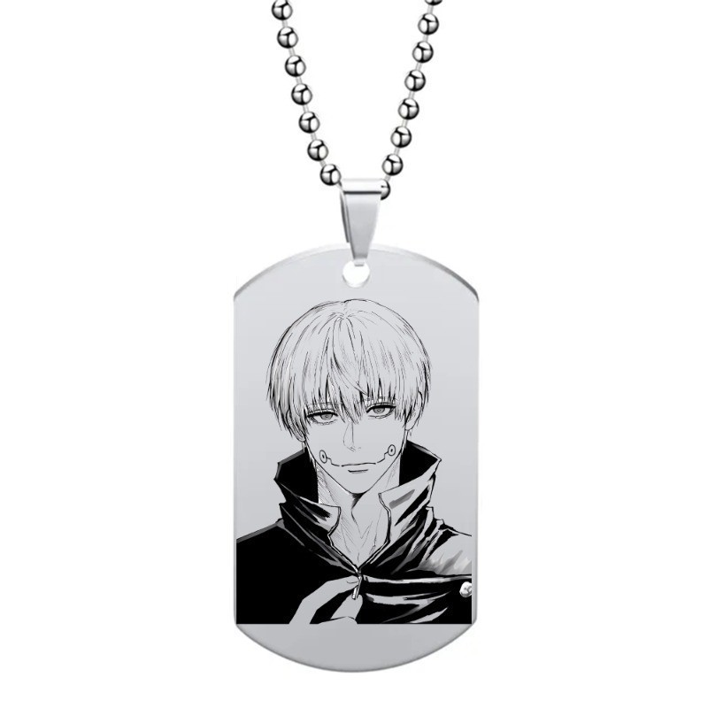 Anime Jujutsu Kaisen Necklace Satoru Gojo Fushiguro Toji Okkotsu Yuta ...