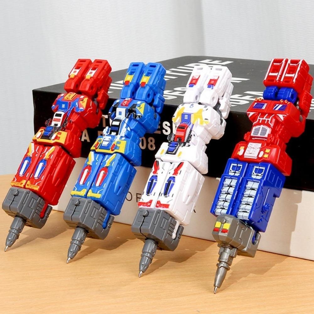Creative Robot Transforming Toy Pen Student Boy Funny Neutral Pens ...
