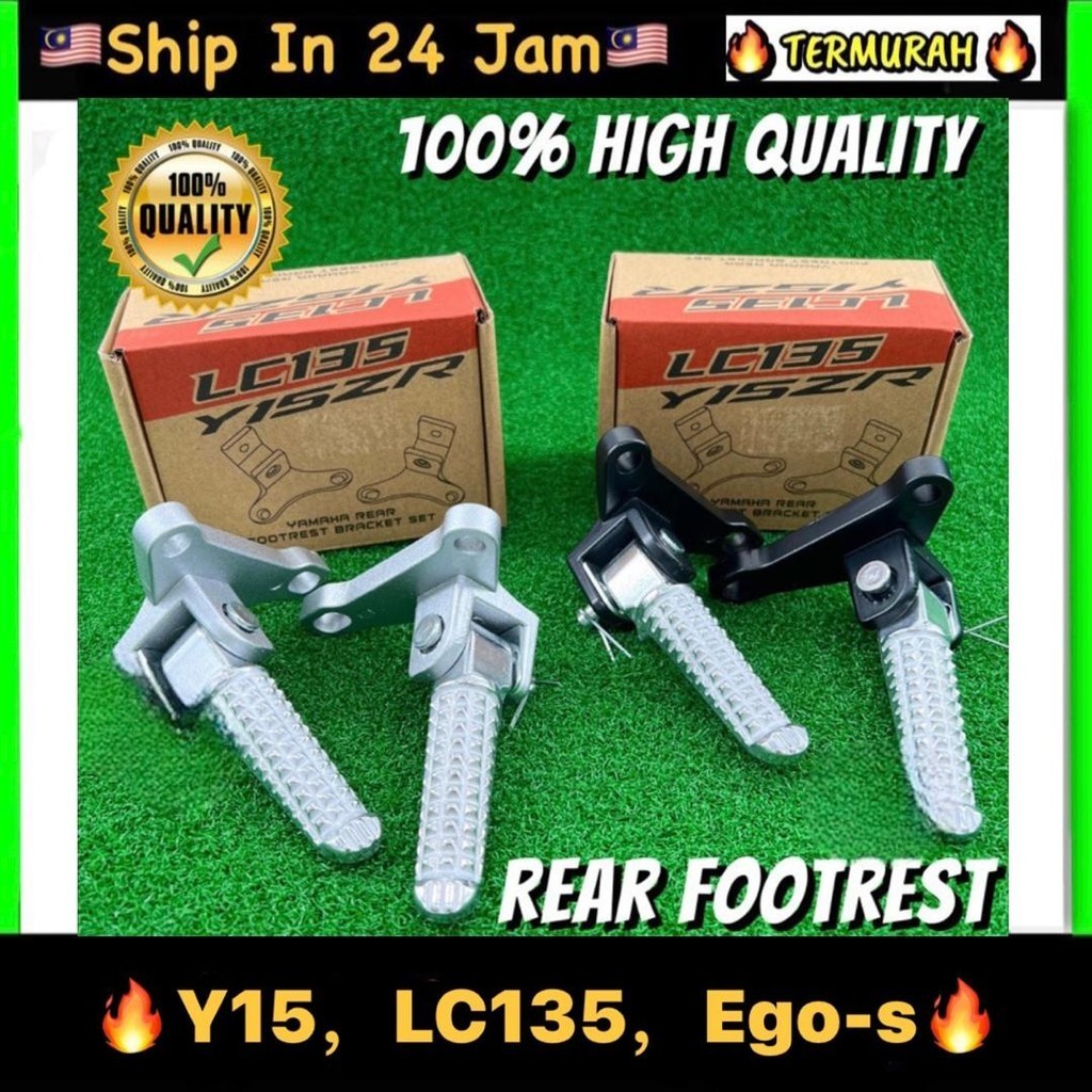Yamaha Y15 LC135 V1-V7 / EGO REAR FOOTREST BRACKET SET PEMIJAK KAKI ...