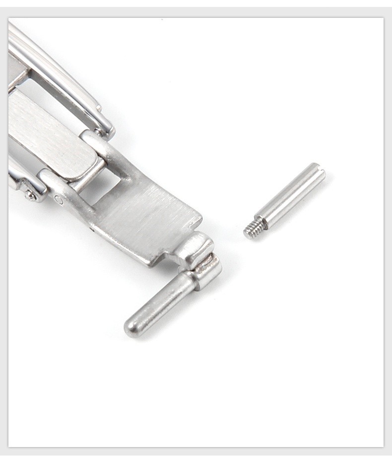 20mm Watch Band Lock for Richard Mille Folding Men's Frosted Rubber ...