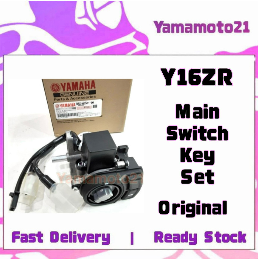 Yamaha Y16ZR Y16 ZR Ignition Main Switch Full Set Local & Original BAX ...