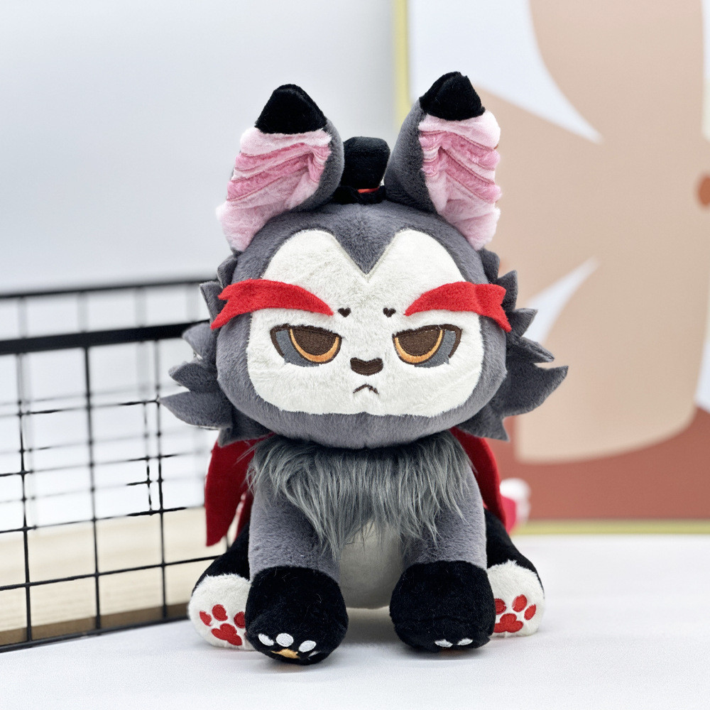 Husk Meow Plush,Hazbin Hotel Stuffed Plush Dolls Gift For Kids Home ...