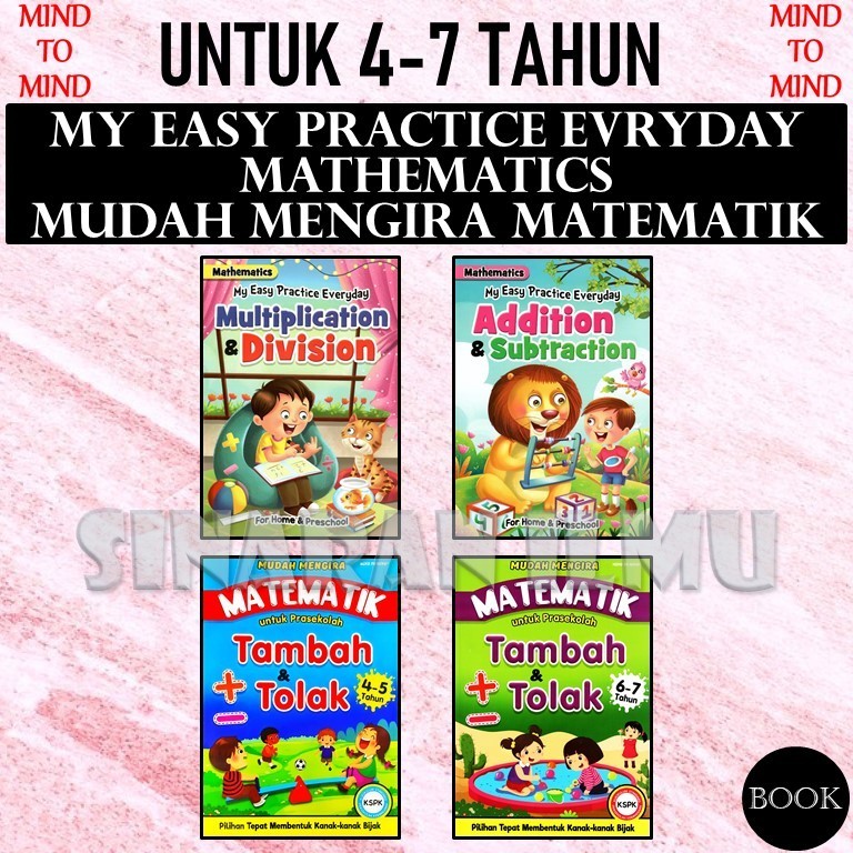(SI)MUDAH MENGIRA MATEMATIK & MATHEMATICS MY EASY PRACTICE EVERYDAY ...
