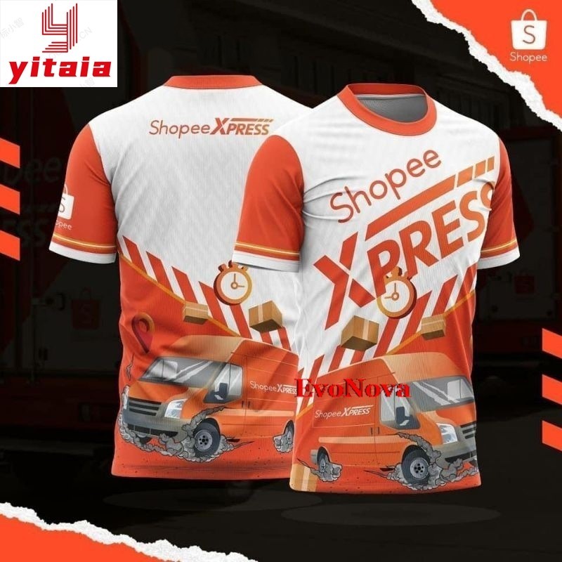 Shopee Express Premium Worker Jersey(Free Printing Of Name) | Shopee ...