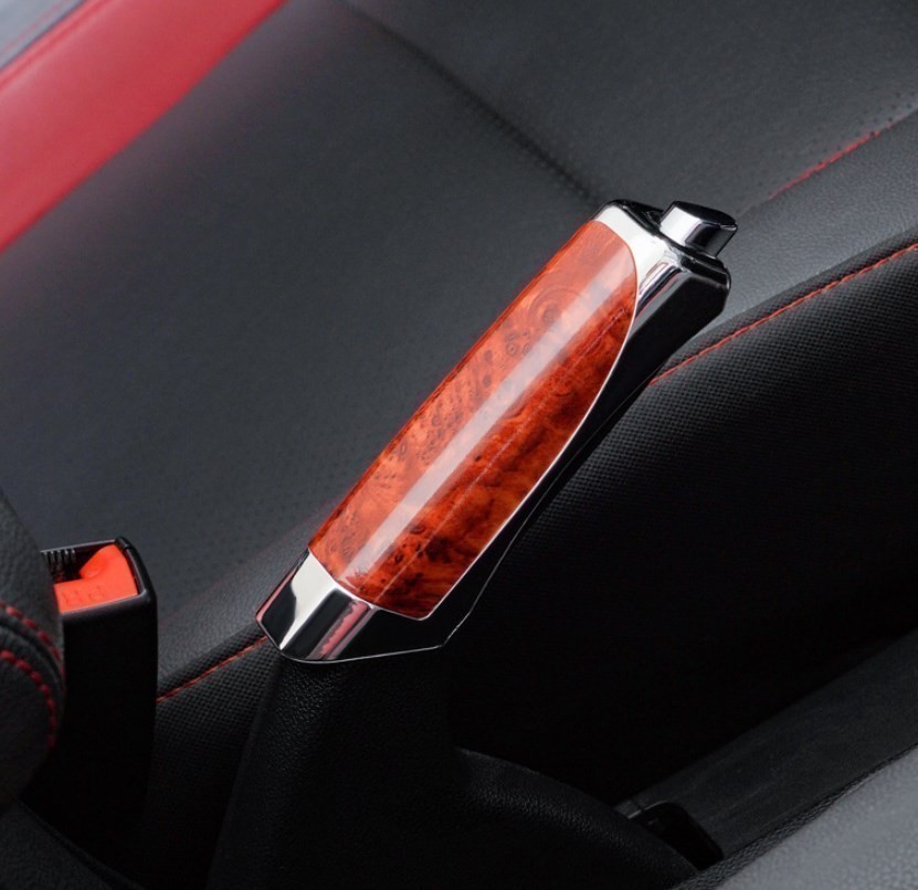 Proton Car Handbrake Handle Cover Carbon Fiber Texture Hand Brake ...