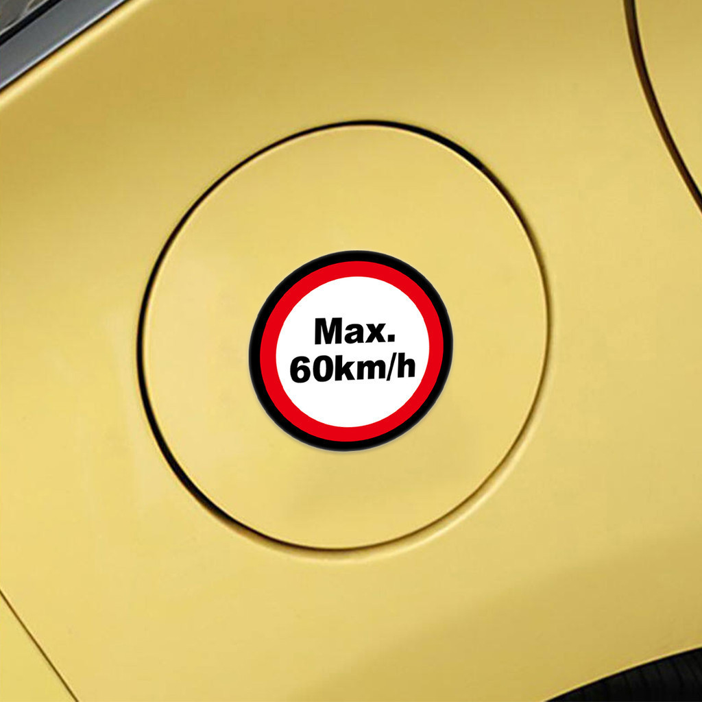 JDM Reflective Sticker Speed Limit Small Sign Motorcycle Electric ...