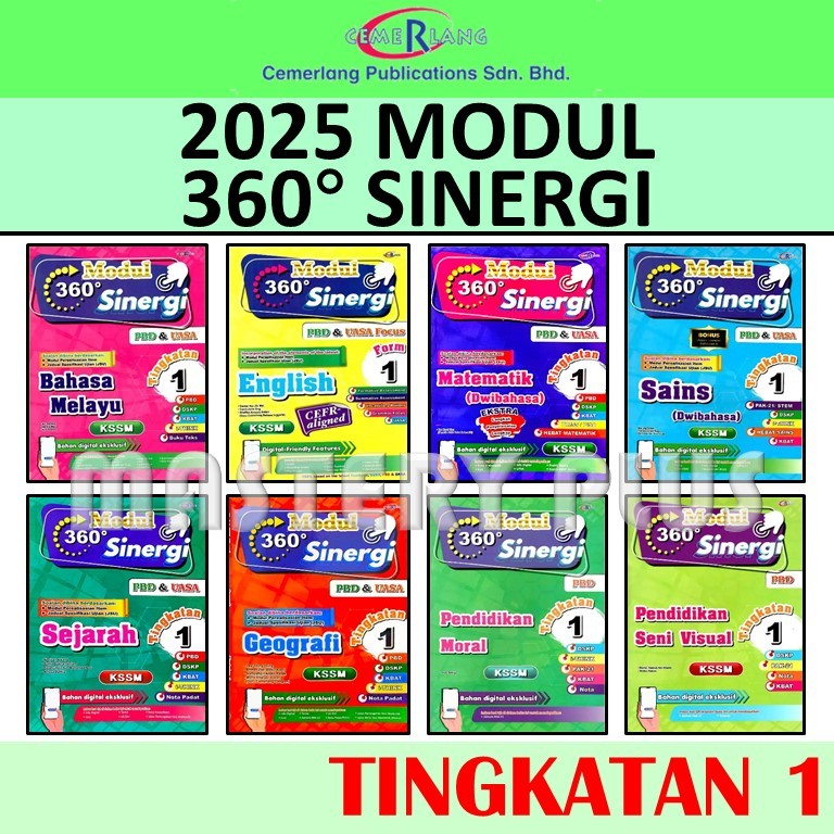 MODUL 360 SINERGI TINGKATAN 1 PBD & UASA | KSSM 2025 - CEMERLANG ...