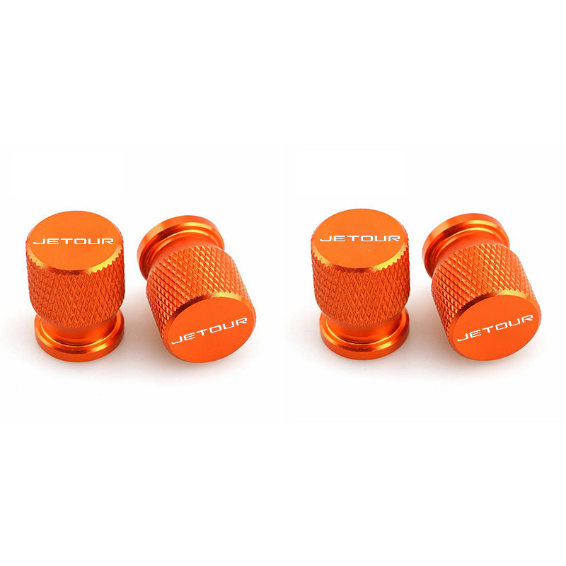 4pc Metal Car Tire Valve Cap Car Tyre Air Stems Cover For Chery Jetour ...