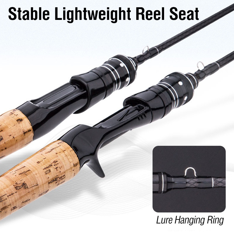1.5M/1.68M/1.8M UL High Carbon Fiber Ultralight Fishing Rod - Solid Tip ...