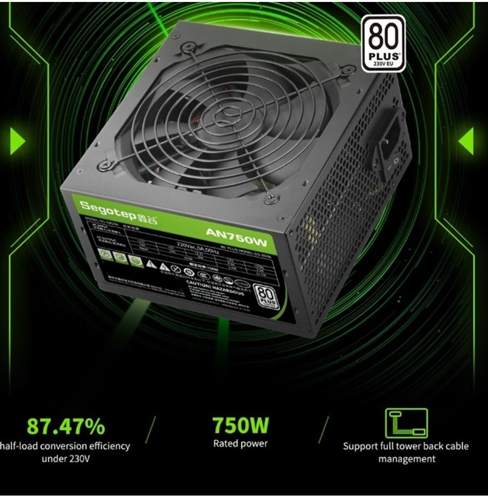 Segotep AN750 750W / AN650 650W / AN550 550W BLACK / WHITE True Full ...