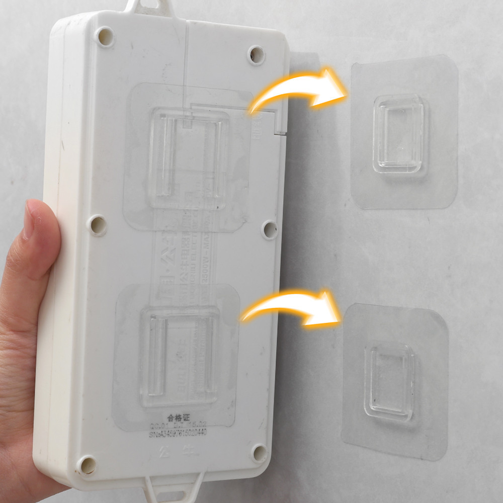 10/20 Pairs Practical Wall Mounted Socket Storage Hook Portable ...