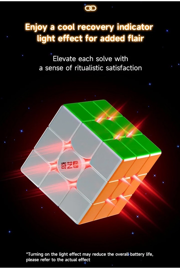 QIYI Smart Cube Speed Version 3x3 Intellignet Magic Cube AI Cube ...