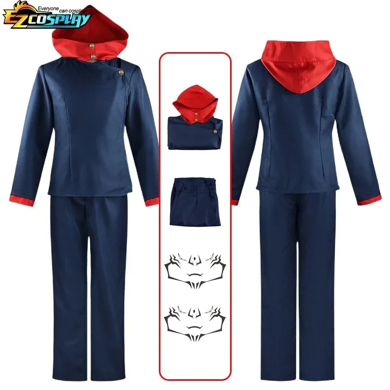 Anime Jujutsu Kaisen Itadori Yuji Cosplay Costume For Men Itadori Yuji ...