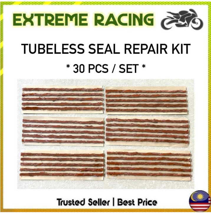 Tubeless Seal Repair Kit - 30 Pcs / Set - Tubeless Tyre Tire Tayar ...