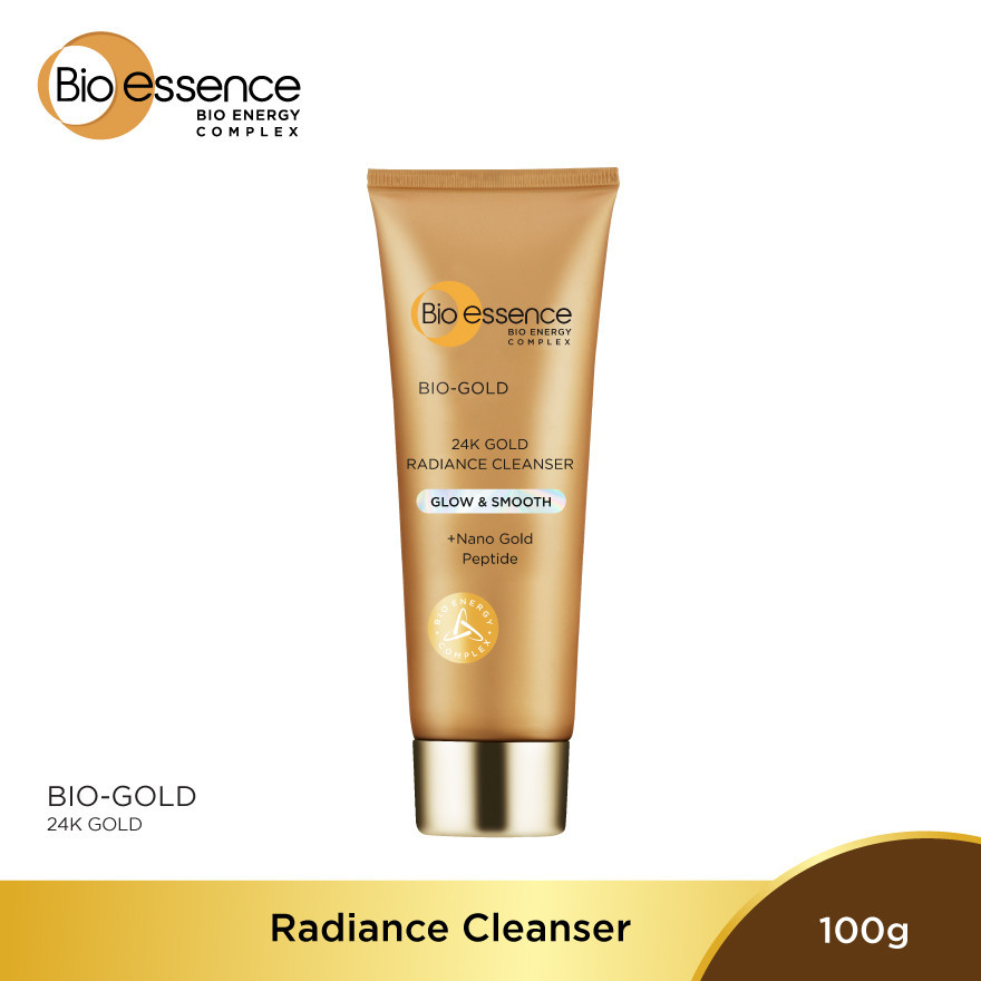Bio-Essence Bio-Gold 24K Gold Radiance Cleanser 100g | Shopee Malaysia