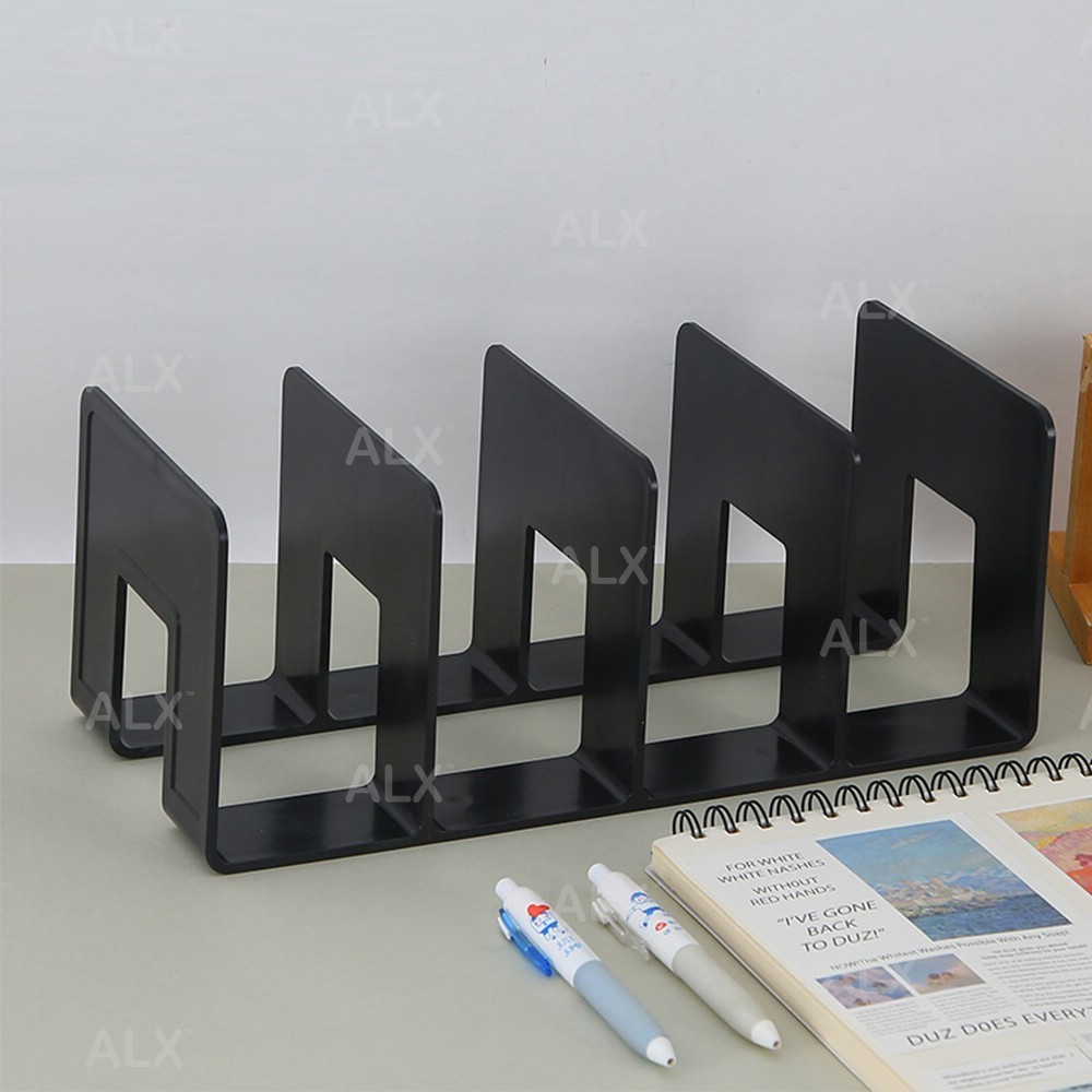 ALX 32CM Desktop Book Rack Bookend Organizer Divider Partition Book ...