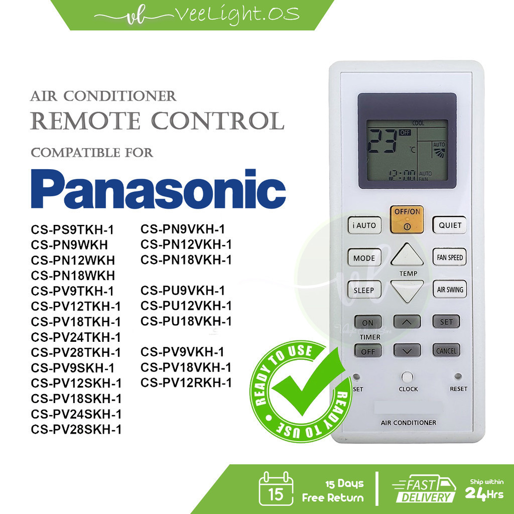 Panasonic Aircond Air Conditioner Replacement OEM Remote Control CS ...