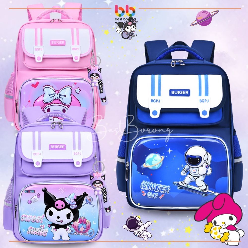 36cm-40cm 3D Kids Children For Student Primary School Bag Beg Budak ...