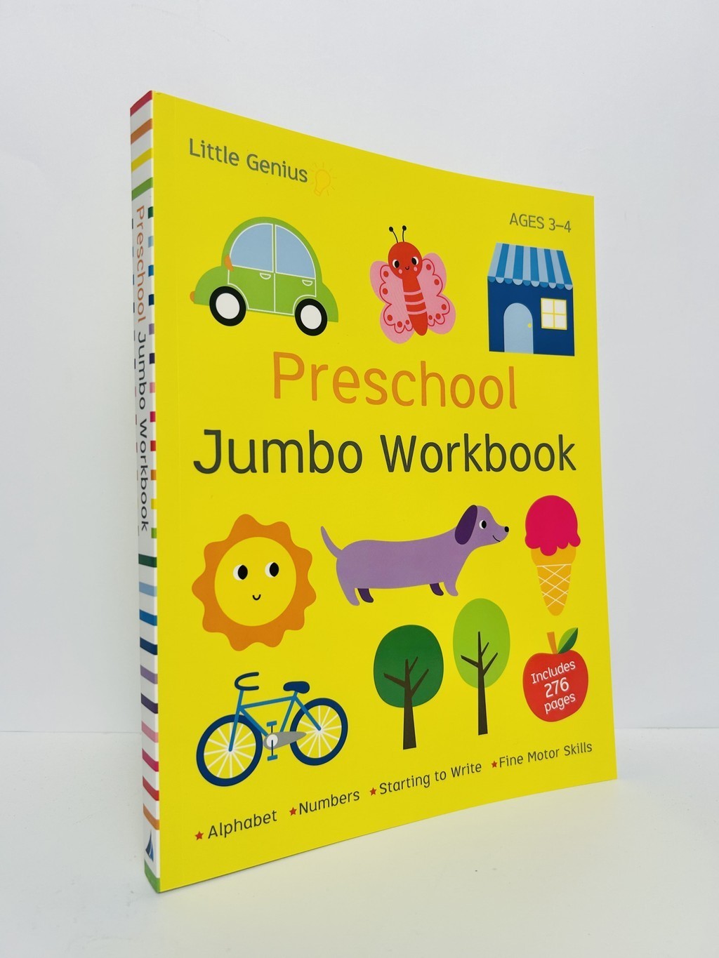 Little Genius Preschool Jumbo Workbook (276 Pages) For Kids Ages 3-4 ...