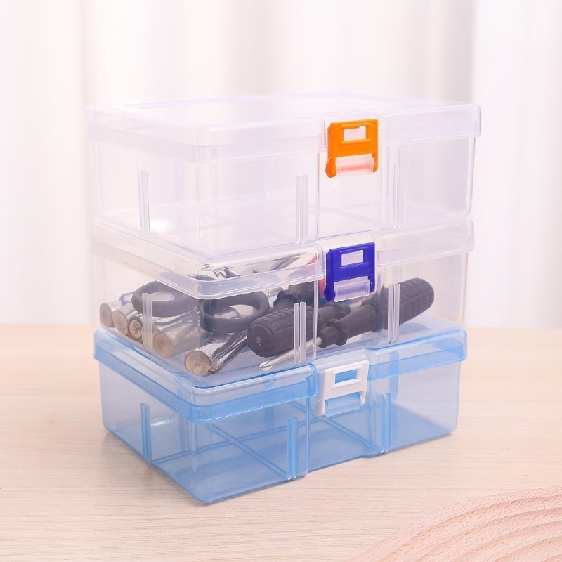 14 Grids Plastic Storage Box - Jewelry Boxes With Cover - Dustproof ...