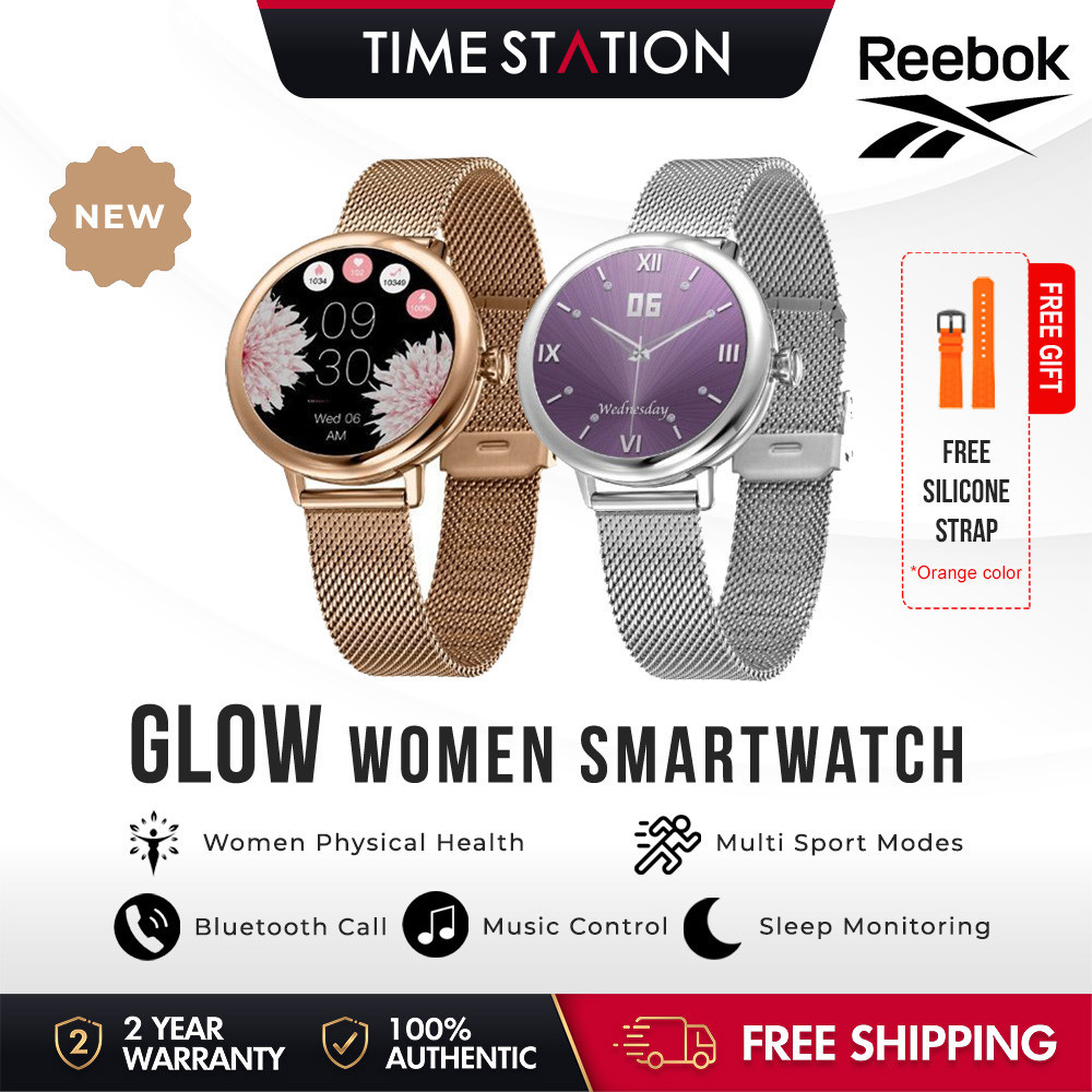 REEBOK Glow Women Jam Smart Watch Women Amoled Heart Rate Monitor Call ...