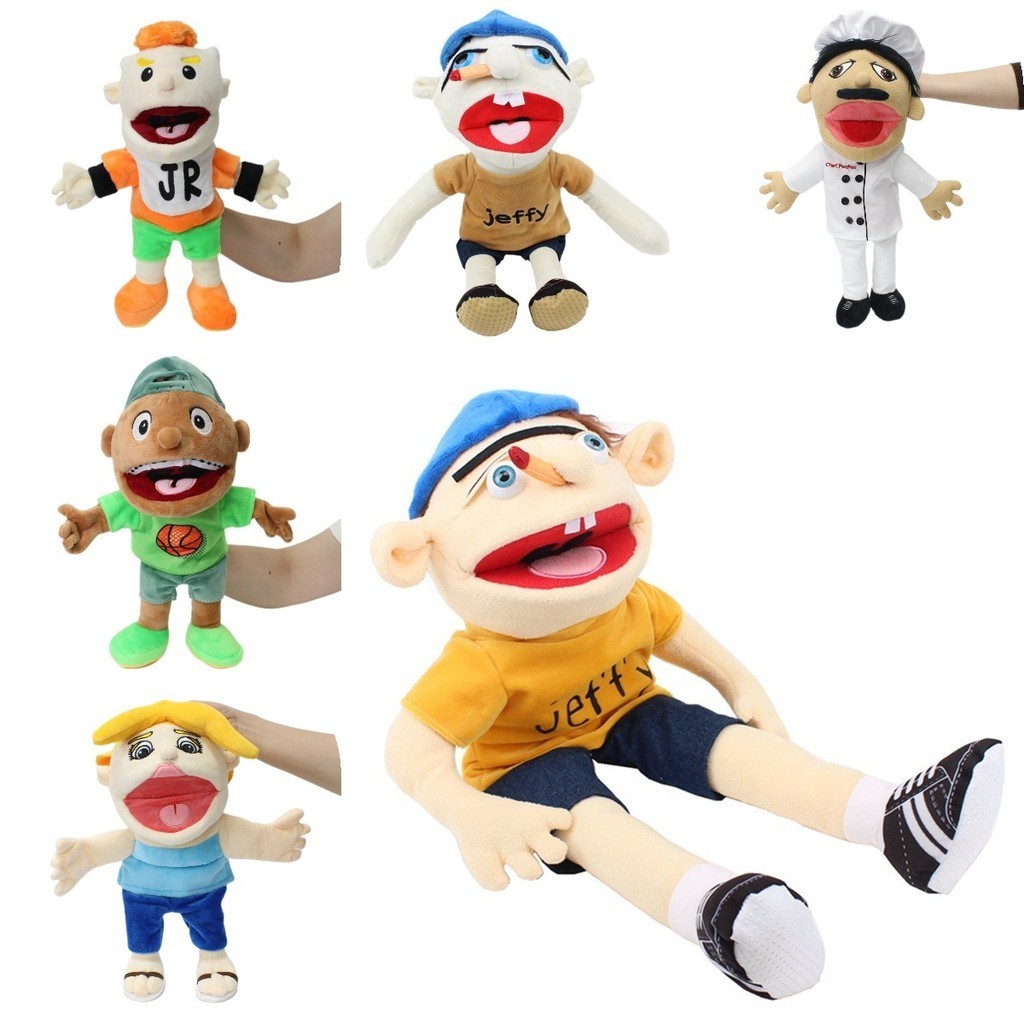Jeffy Cartoon Plush Hand Puppet For Kids Interactive Play Storytime Fun ...
