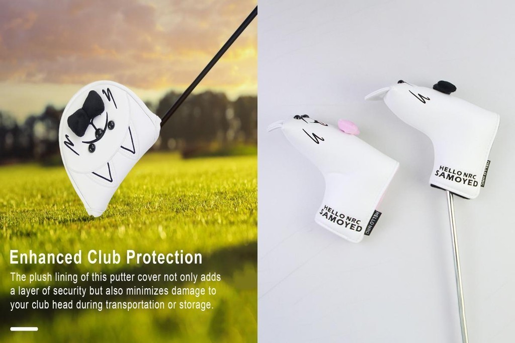 SPM Putter Headcover Golf Putter Cover Waterproof Waterproof Cartoon ...