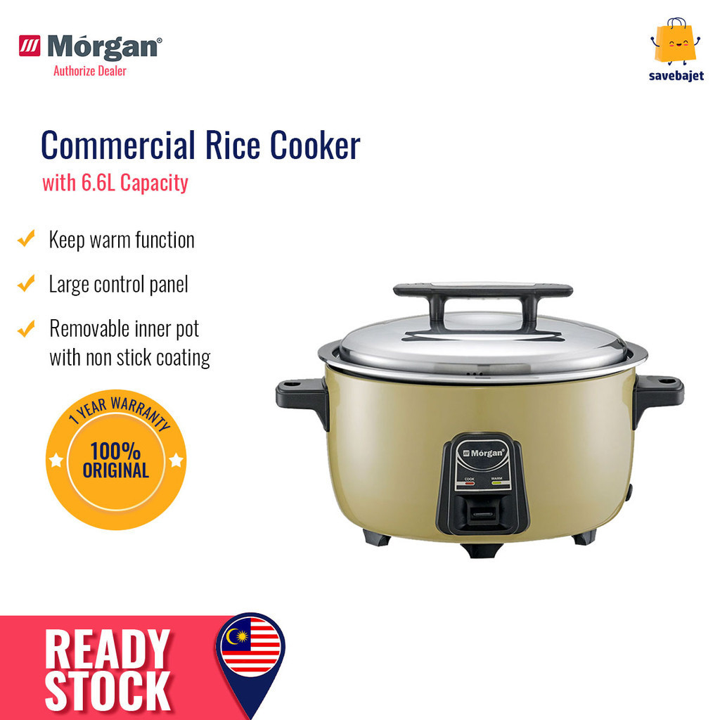 Morgan Commercial Electrical Rice Cooker (6.6L) MCR-VAST7 | Shopee Malaysia
